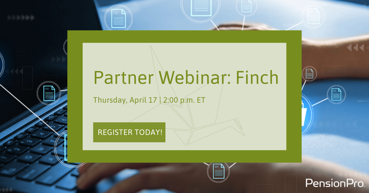 PensionPro Partner Webinar: Finch - AmericanTCS